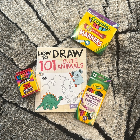 Crayola | Toys | How To Draw 1 Cute Animals Book With Crayons And More ...